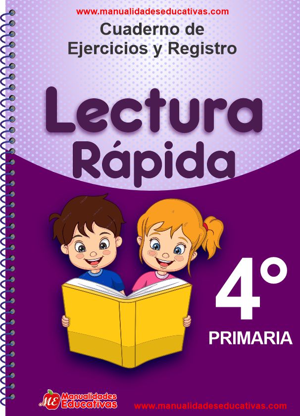 Cuaderno de ejercicios de lectura rápida primaria