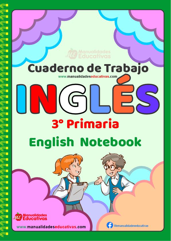 CUADERNO DE TRABAJO INGLES 3° GRADO PRIMARIA