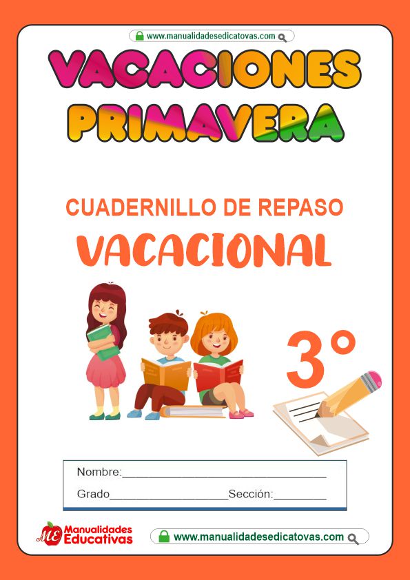 cuadernillos de repaso vacacional primavera 1° al 6° primaria