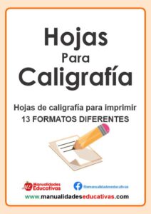 Hojas y plantillas de caligrafía para imprimir