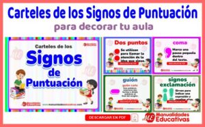 Carteles de los Signos de Puntuación para decorar tu aula