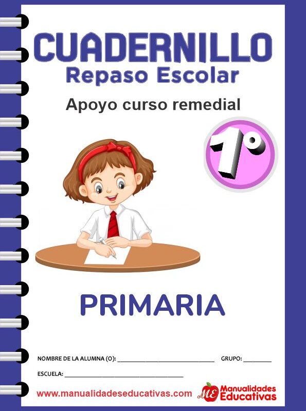 Cuaderno de apoyo repaso escolar 1° primaria