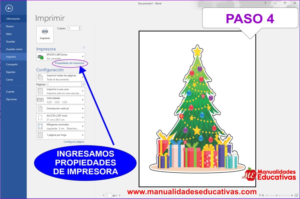 Paso a paso como imprimir una imagen grande en varias hojas en word