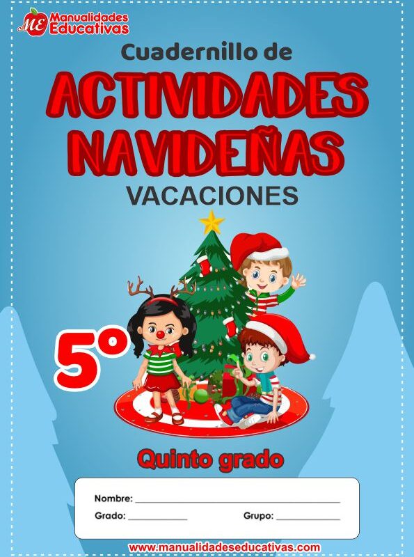 Cuadernillo de actividades navideñas Quinto grado