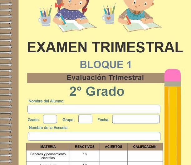 EXAMEN TRIMESTRAL archivos - MATERIAL EDUCATIVO