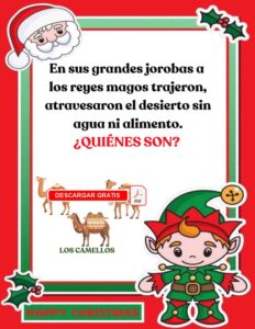 adivinanzas navideñas para niños de preescolar