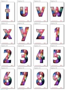 Abecedario para fin de Año