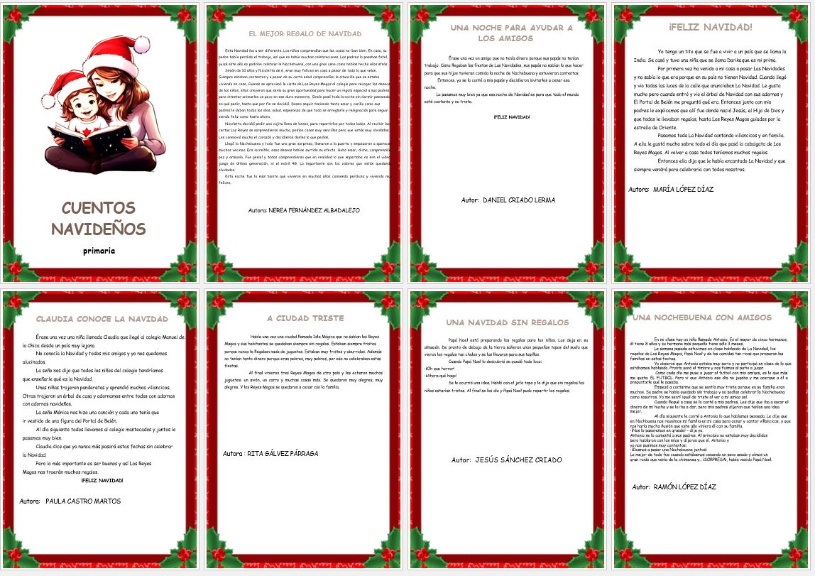 Colección de Cuentos de Navidad para Primaria