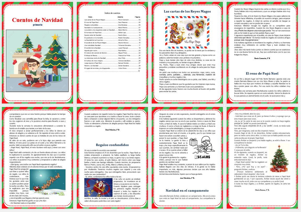 Colección de Cuentos de Navidad para Primaria