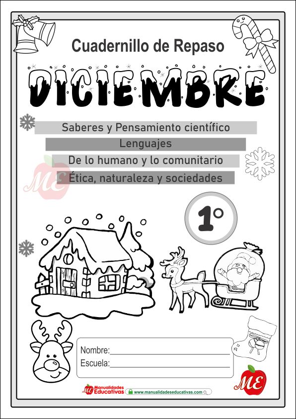 Cuadernillos de repaso diciembre 1° Primaria