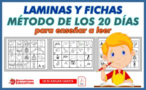 LAMINAS Y FICHAS MÉTODO DE LOS 20 DÍAS LAMINAS Y FICHAS MÉTODO DE LOS 20 DÍAS
