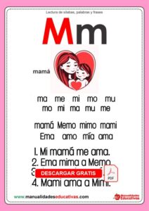 Lectura de sílabas, palabras y frases