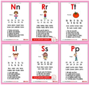 Lectura de sílabas, palabras y frases