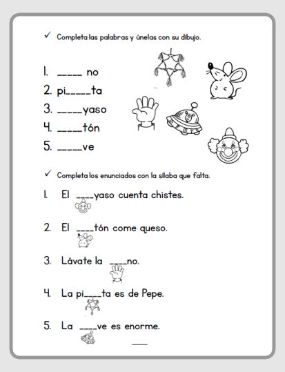 Cuadernillos y fichas del Método de los 20 Días para Enseñar a Leer y Escribir