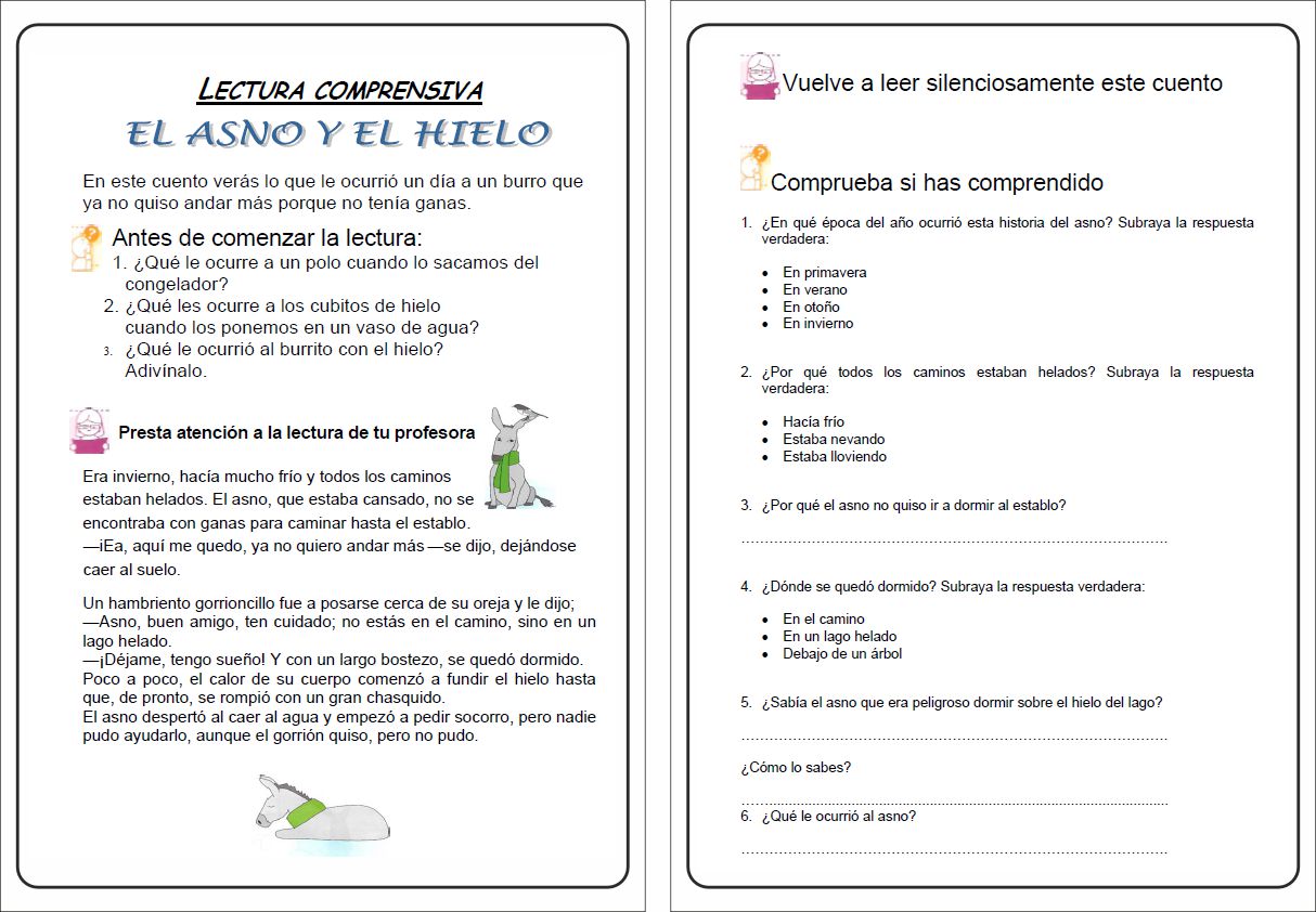 90 cuentos cortos y guía actividades de comprensión lectora