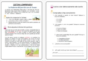 90 cuentos cortos y guía actividades de comprensión lectora