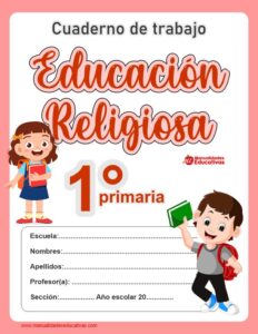 CUADERNILLO DE RELIGIÓN PRIMERO PRIMARIA