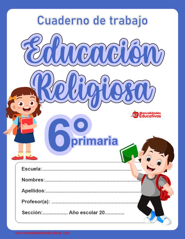 CUADERNILLO DE RELIGIÓN PRIMARIA