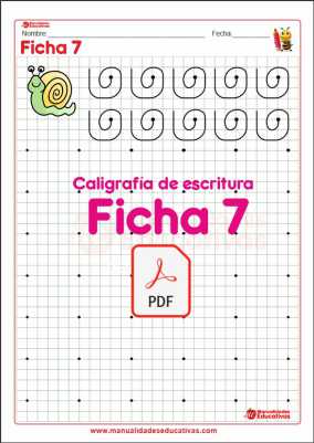 Ficha 7 Caligrafía para mejorar la escritura
