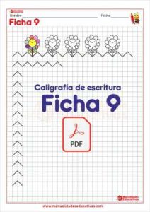 Ficha 9 Caligrafía para mejorar la escritura