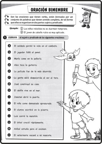 Cuaderno de gramática 1° Primaria