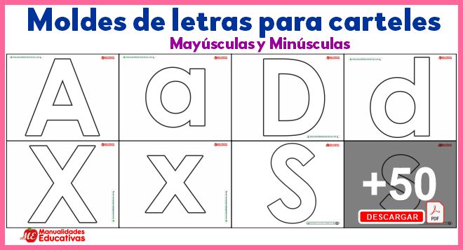 Moldes de letras para carteles