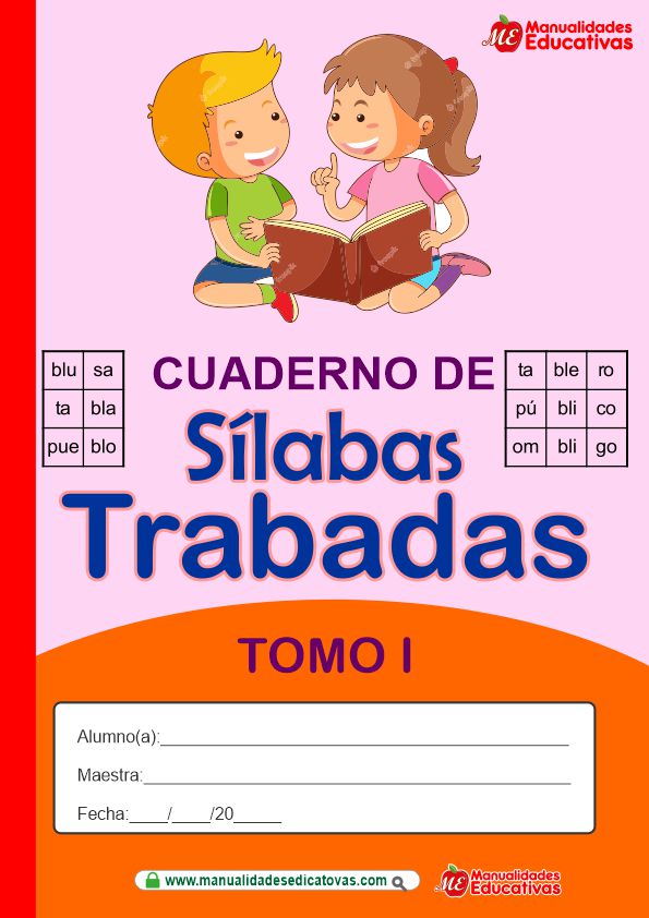 CUADERNO DE SILABAS TRABADAS