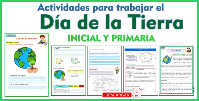 Actividades para trabajar el día de la tierra
