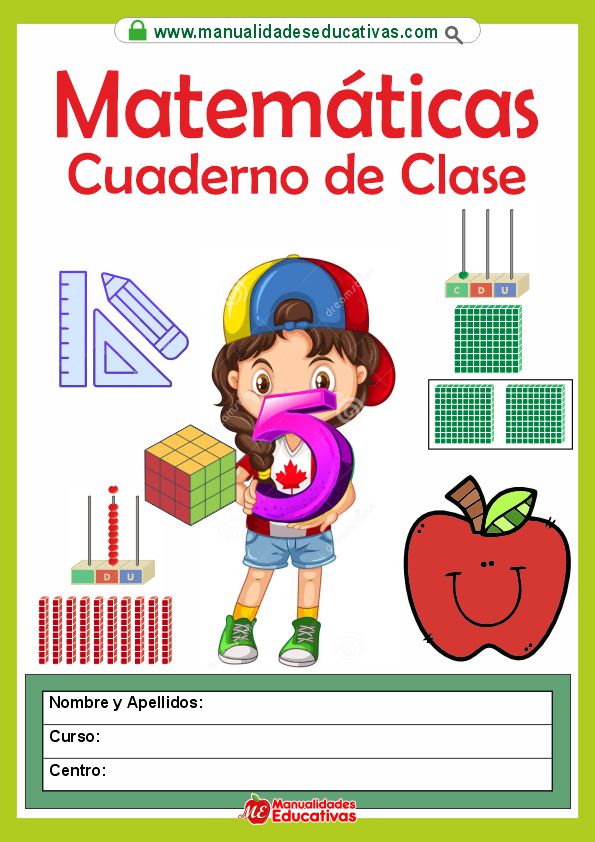 Cuaderno de Clases Matemáticas 5° Primaria