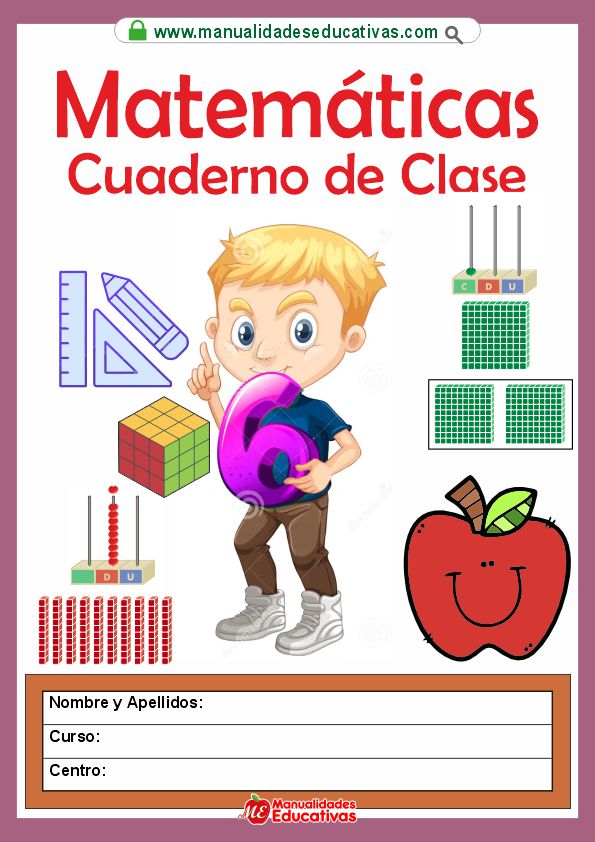 Cuaderno de Clases Matemáticas 6° Primaria