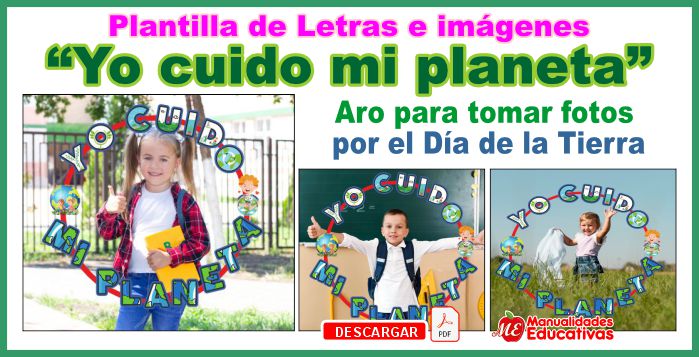 Yo cuido mi planeta Aro para tomar fotos