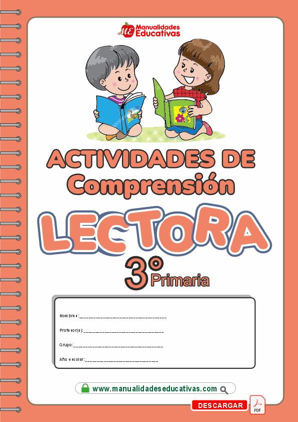 Cuaderno de trabajo comprensión lectora 3° primaria