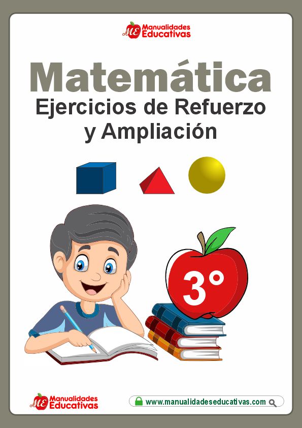 Cuaderno de refuerzo de matemáticas 1° al 6° primaria