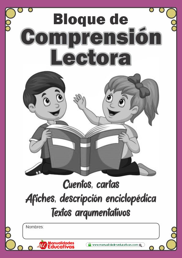 Cuadernillo Bloque de Comprensión Lectora 1° y 2° Primaria