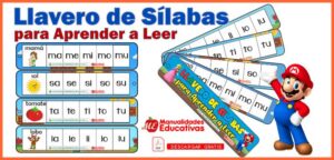 Llavero de Silabas para Aprender a Leer