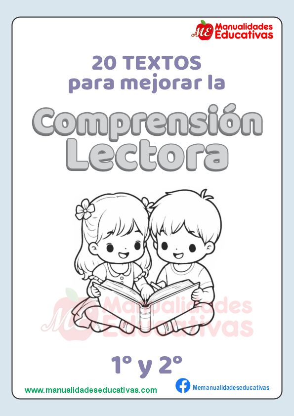 20 Textos de Comprensión Lectora 1° y 2° Primaria