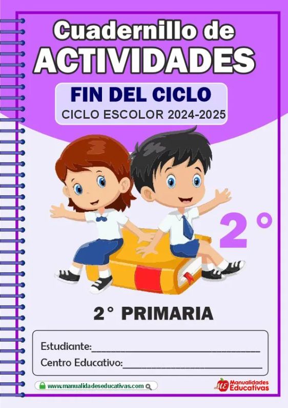 CUADERNILLO DE ACTIVIDADES FIN DEL CICLO 2° PRIMARIA