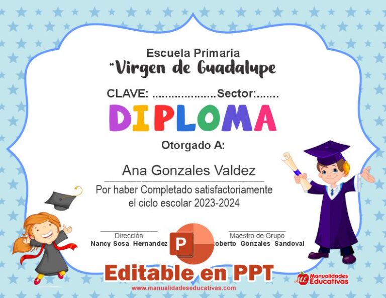 PLANTILLAS DE DIPLOMAS 2023-2024
