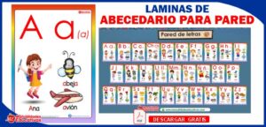 LAMINAS DE ABECEDARIO PARA PARED