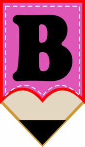 Banderines y moldes de bienvenidos