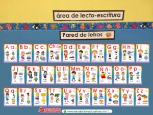 LAMINAS DE ABECEDARIO PARA PARED
