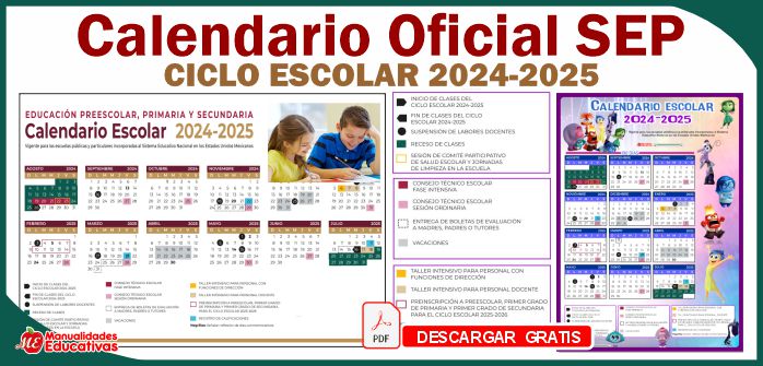 Calendario Completo 2024-2025 de la SEP