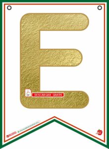 LETRAS PARA ARMAR BANDERIN