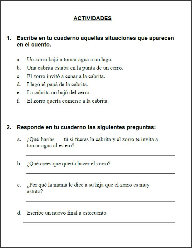 FICHAS PARA REFORZAR LA LECTURA 3° PRIMARIA