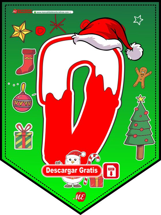 BANDERINES FELIZ NAVIDAD MODELO 1