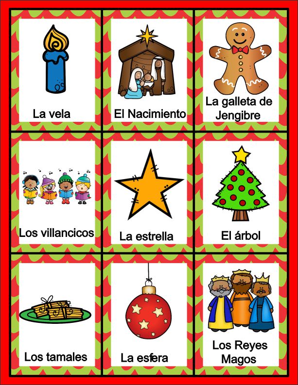KIT DE LOTERIAS NAVIDEÑAS PARA NIÑOS