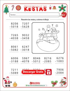 CUADERNILLO DE MATEMÁTICA NAVIDEÑO 1° PRIMARIA