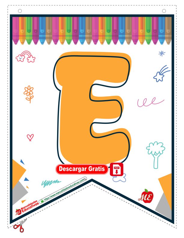 Banderín de bienvenidos modelo 1