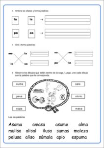 Cuaderno Lectura de Sílabas