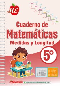Cuaderno de Matemáticas medidas y longitud Primaria
